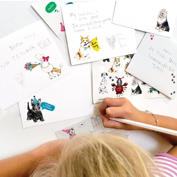 "Dog" Stationery Set – Darling Lemon